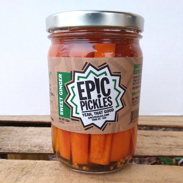 Epic Pickles Sweet Ginger Carrots | Chesterfield Heirlooms